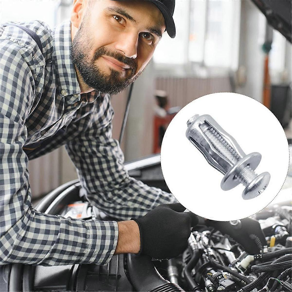 80Pcs Expansion Screw Petal Nut, M5 M6 M8 Jack Nuts, Petal Shape Metal ...