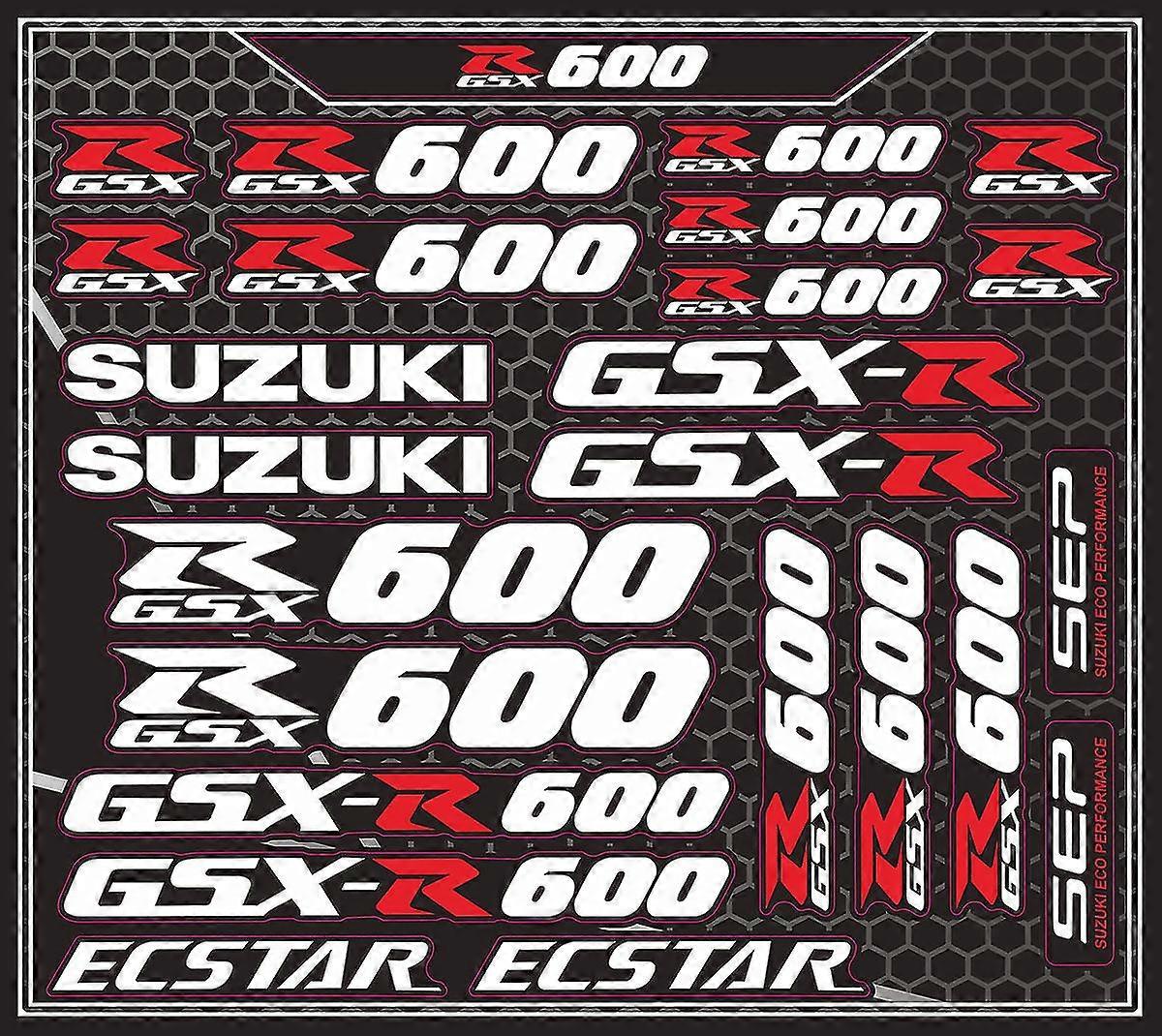 For Suzuki Gsxr 600 750 1000 Sticker Decal Gsx R600 R750 R1000 Logo Kit ...