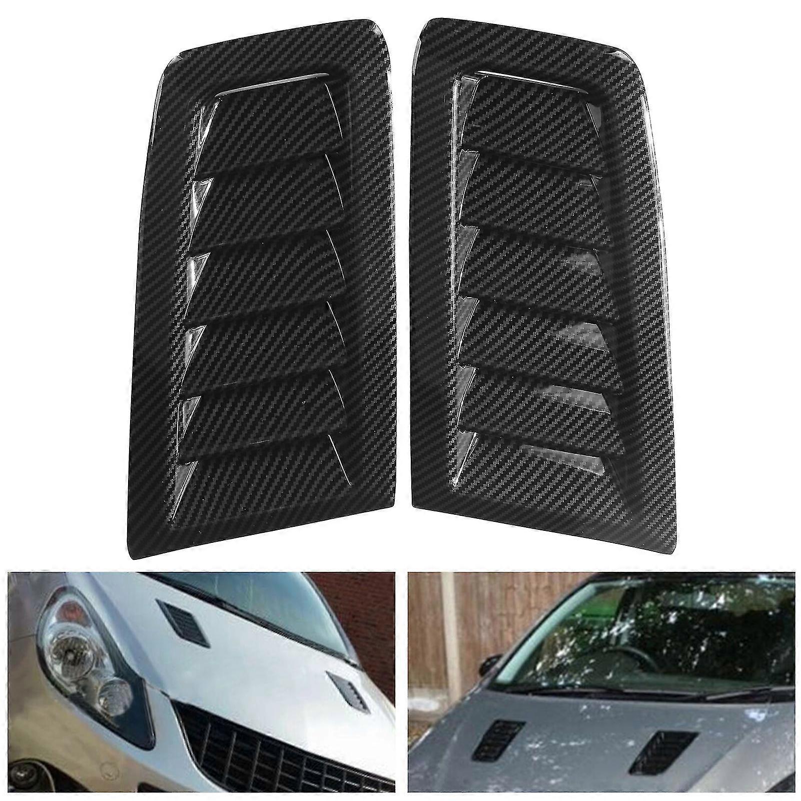 Pair of Front Bonnet Vents Hood Air Outlet Replacement for Focus RS MK2 ...