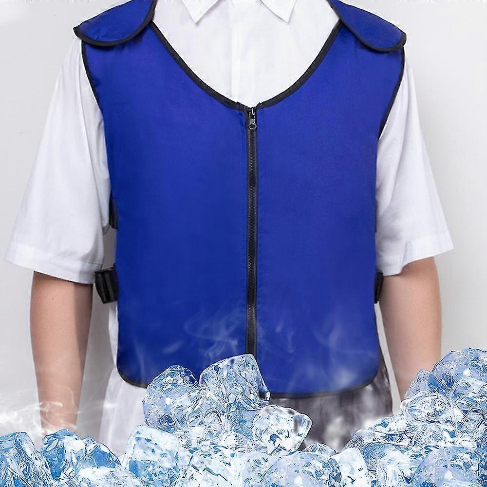 Summer Cooling Vest Ice Vest Heat Relief With 20 Cooling Ice Packs For ...