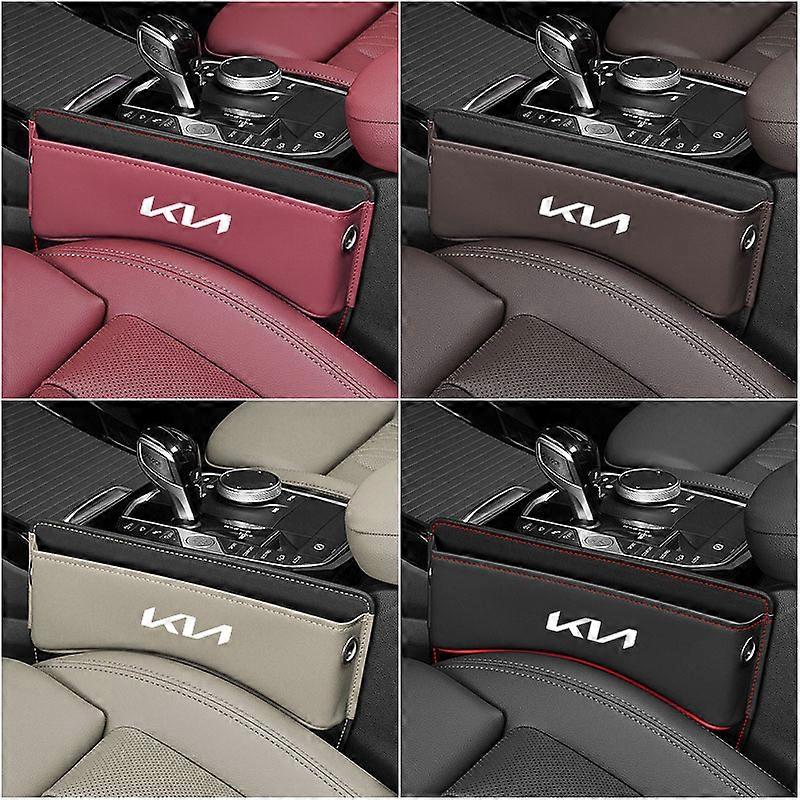Leather Car Seat Gap Storage Box Filler Pockets For Kia Sportage ...