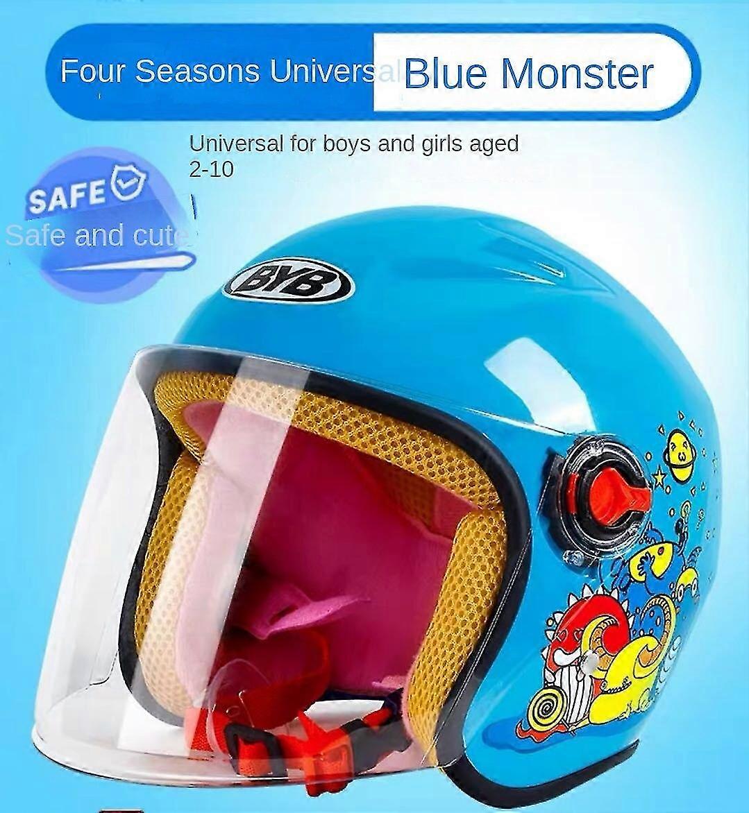 Fashion Cute Children Helmet Motorcycle Helmet Scooter Crash Helmet Boy ...
