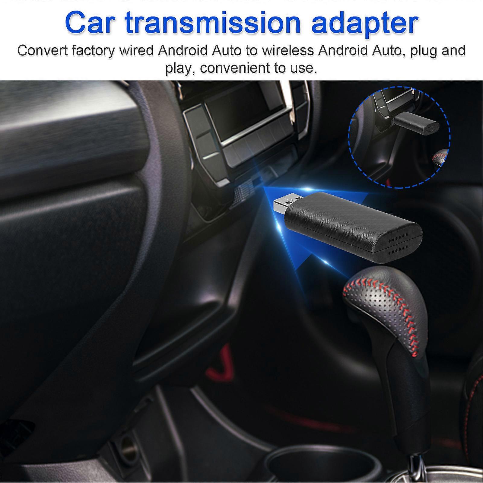 Wireless Android Auto Adapter Dongle Car Wired to Wireless Android Auto ...