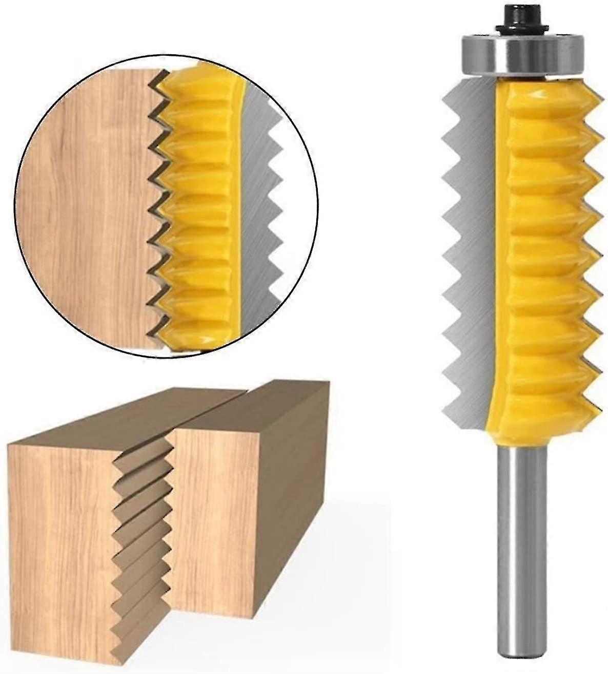 8mm Shank Finger Joint Glue Milling Cutter Raised Panel V Joint Router ...