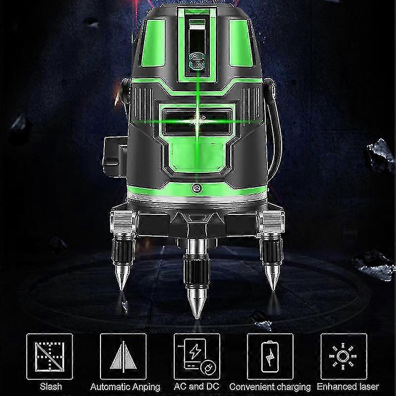 360degree Green L T Level Rotary Cross Leveling Measure Tool Automatic ...