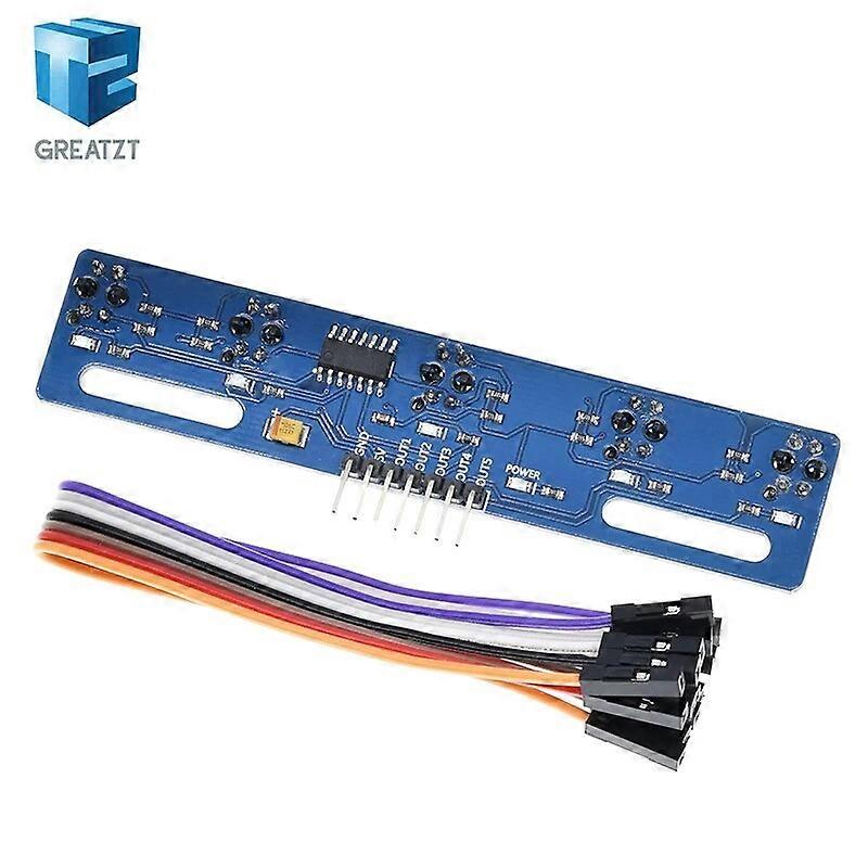 MH-ET LIVE 5 channel Infrared Reflective Sensor TCRT5000 KIT 5 way/road ...