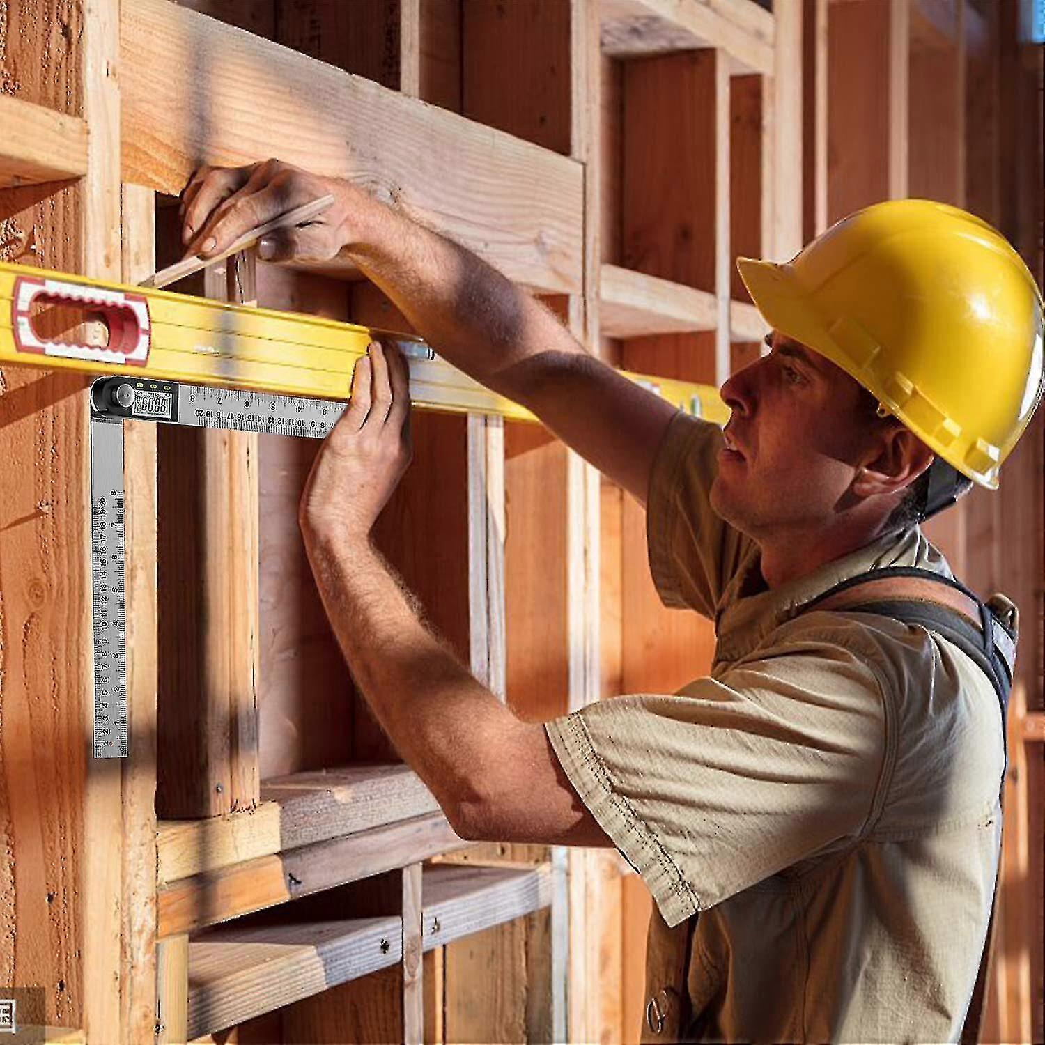 Protractor Digital Angle Ruler With Lcd Display, Stainless Steel Angle ...