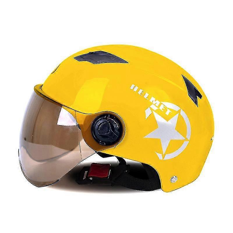 Electric Motor Car Helmet Scooter Bike Open Face Half Baseball Cap Anti ...