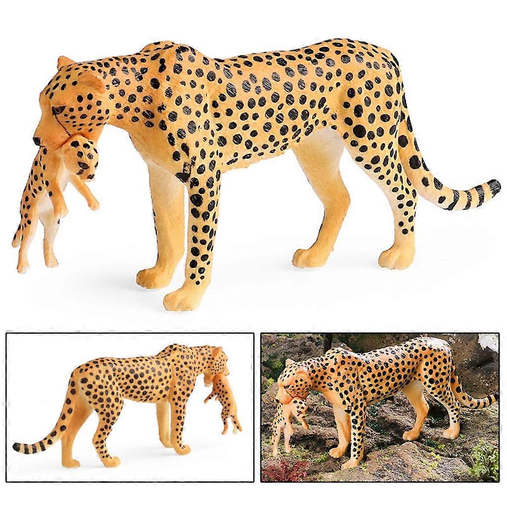 Cool Cheetah Figure Cheetah Statue Cheetah Imaginative Play Photo Props ...