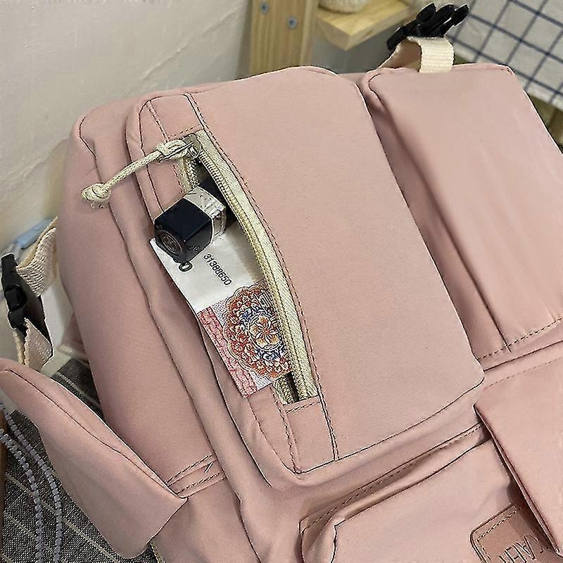 Large Capacity Canvas Black Backpack Light Simple Travel Bag Canvas ...