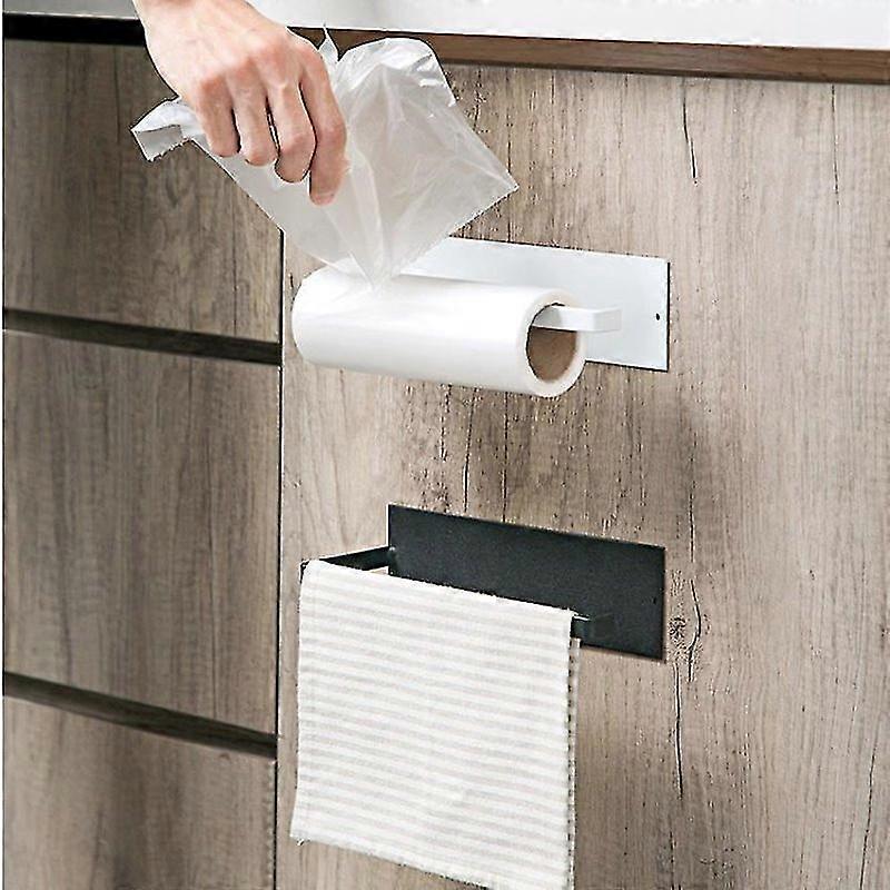 Self Adhesive Paper Towel Holders Roll Paper Towel Holders Wall Mounted ...