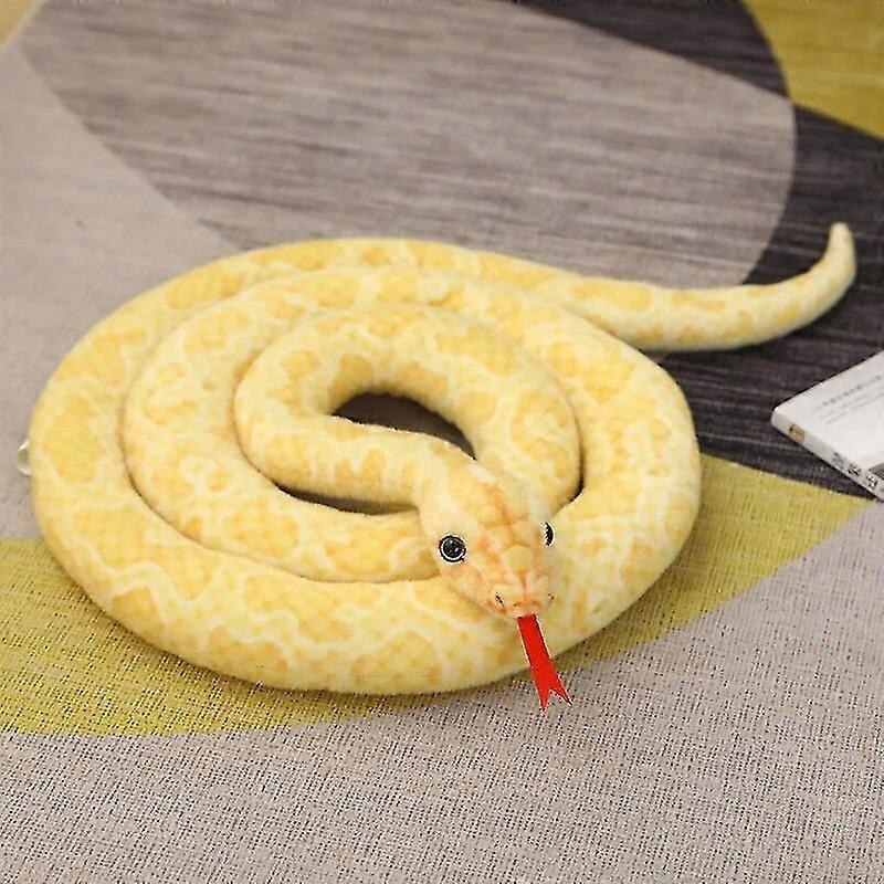 2M/3M Real Life Snake Plush Toy Giant Piebald Snake Stuffed Long Snake ...