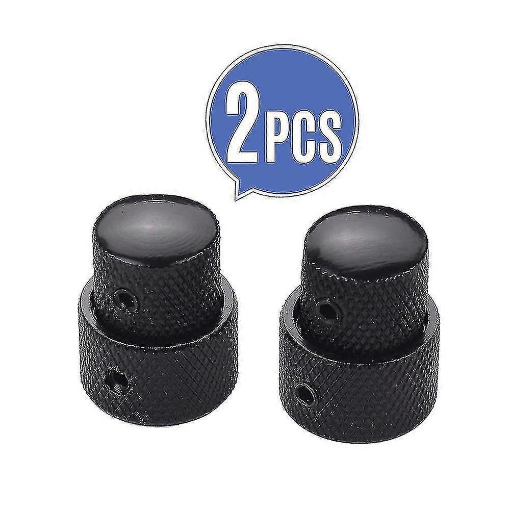 2 Sets Dual Concentric Stacked Control Knobs For Electric Bass Guitars ...