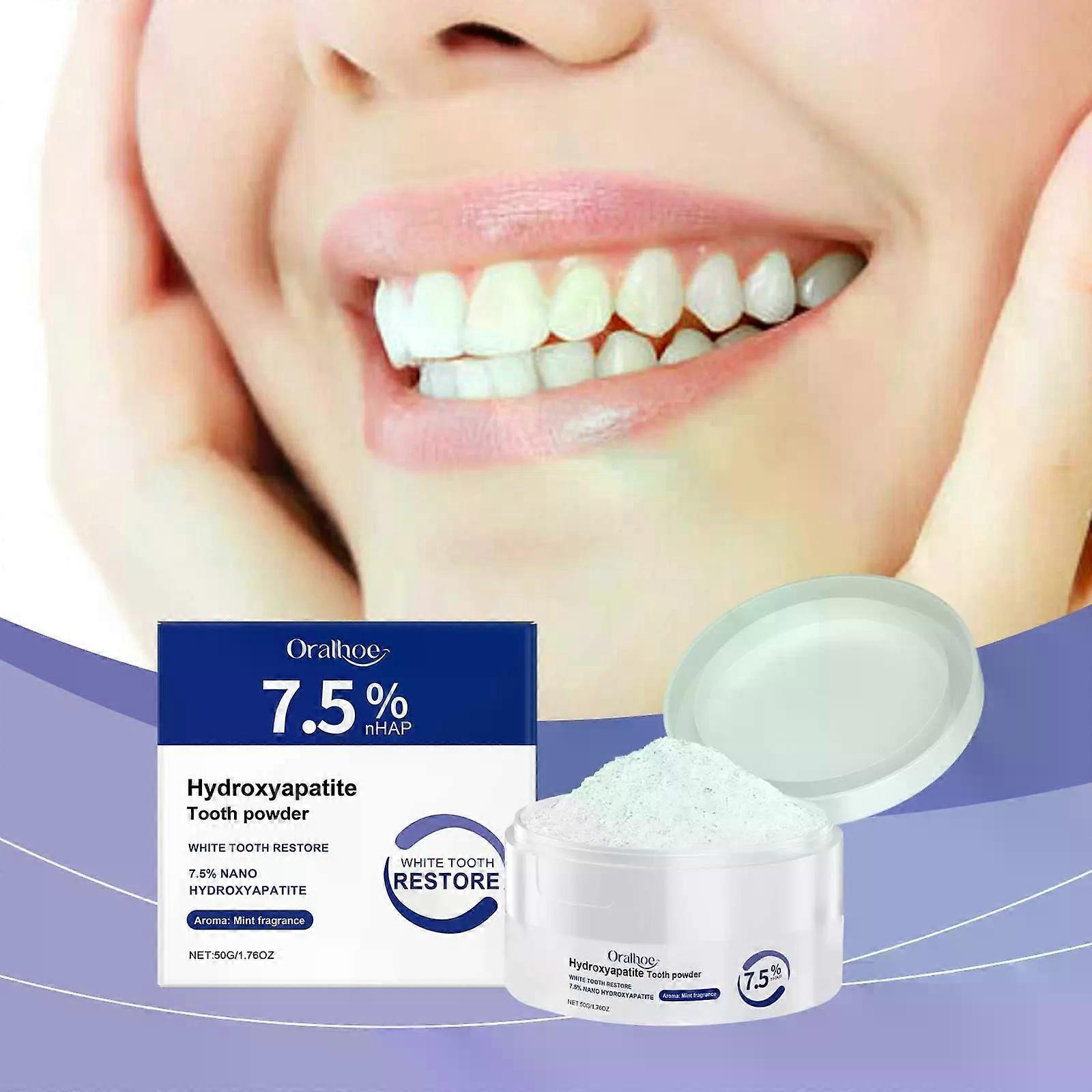 Hydroxyapatite Tooth powder for Enamel Protection and Tooth ...