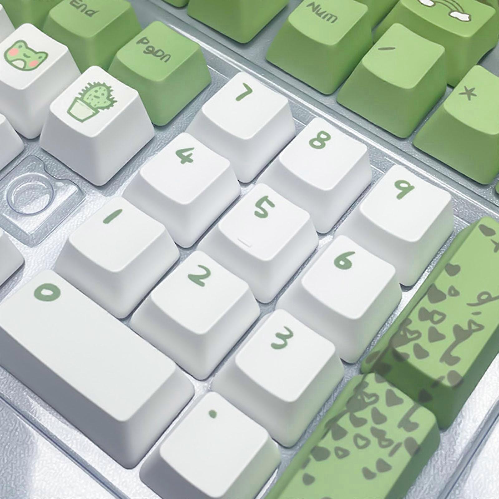 Russian Keycaps XDA/OEM Profile PBT Keycaps Set for MX Switches, 61/64 ...