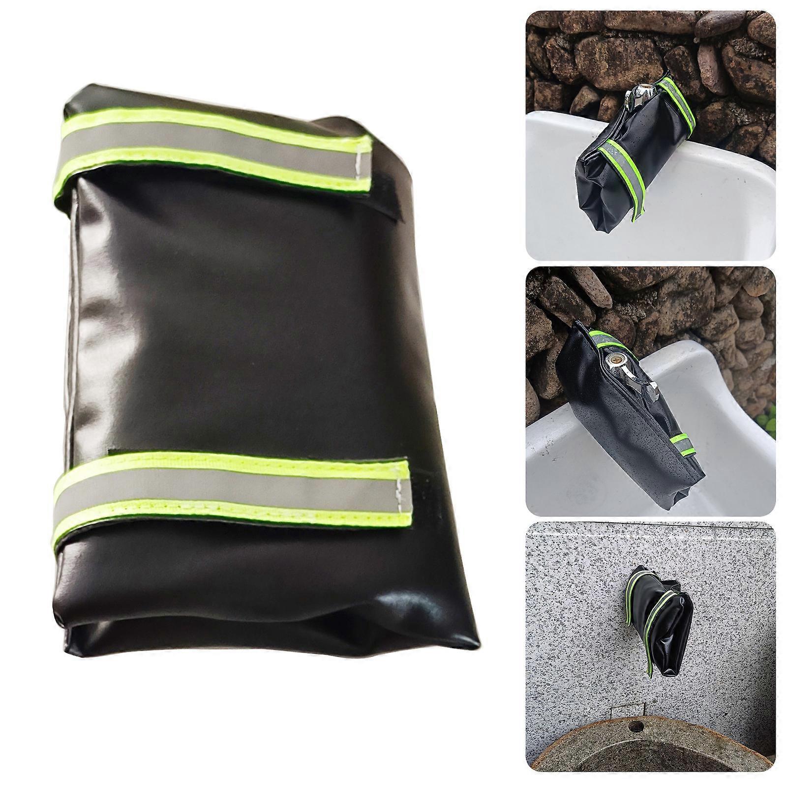 Set of 2 Leather Garden Tap Covers for Freeze Prevention Insulated and ...