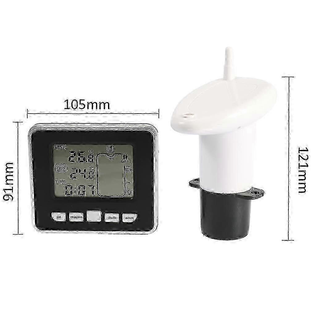 Ultrasonic Water Tank Level Gauge With Lcd Display | Fruugo UK