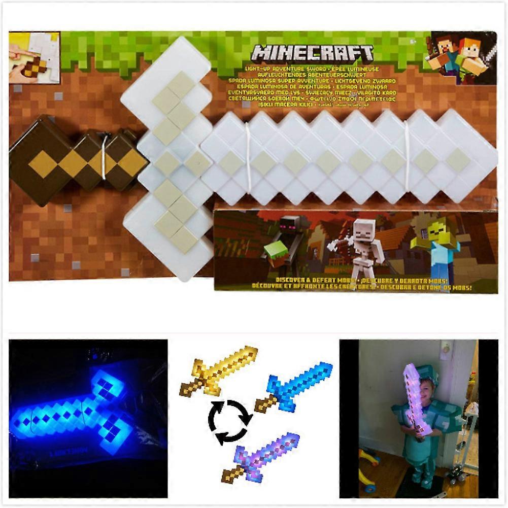 Home Decoration Minecraft Game Torch Lamp Led Night Light Rechargeable ...