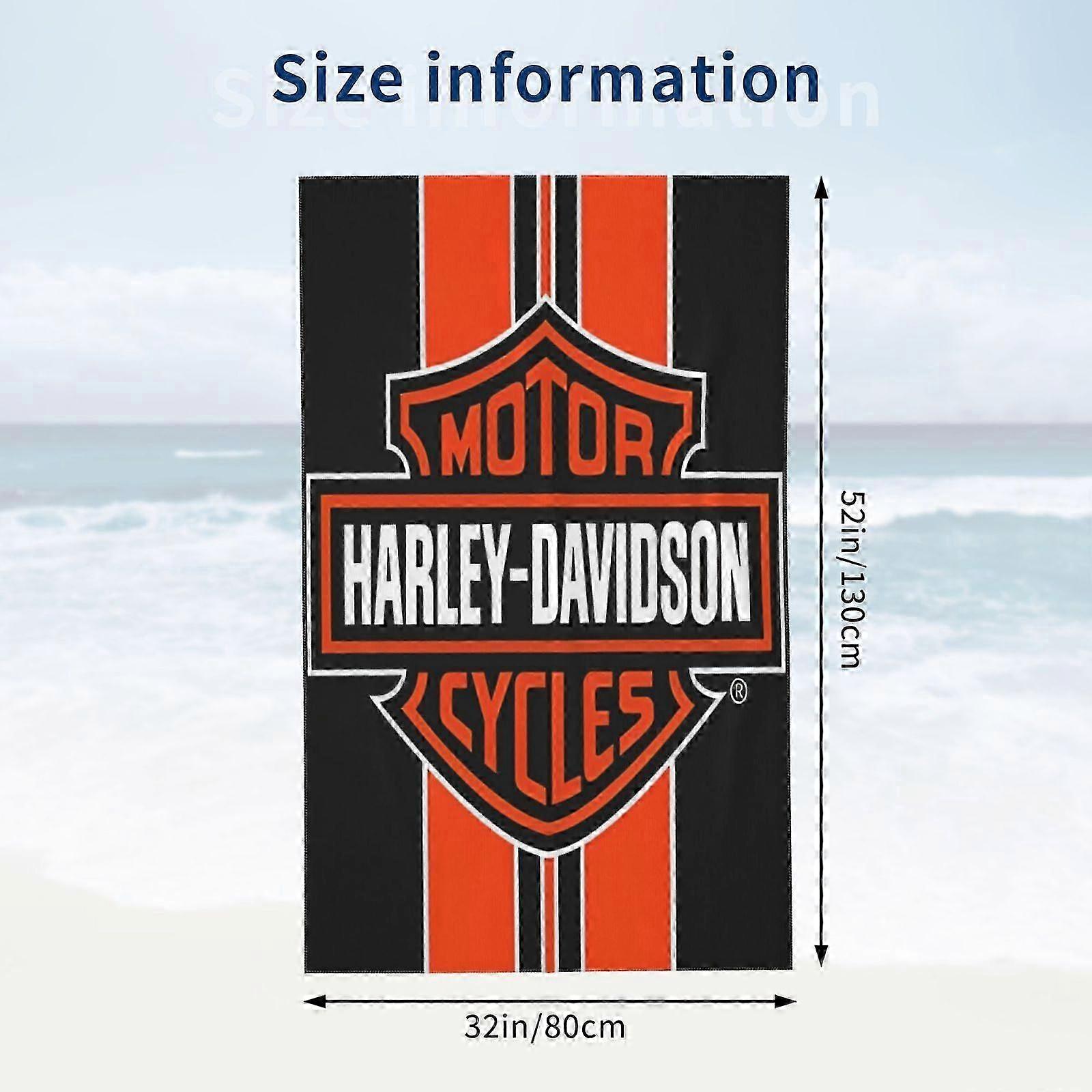 Harley Davidson-3 Bath Towel Unisex Towels Fashion Towel Superfine ...