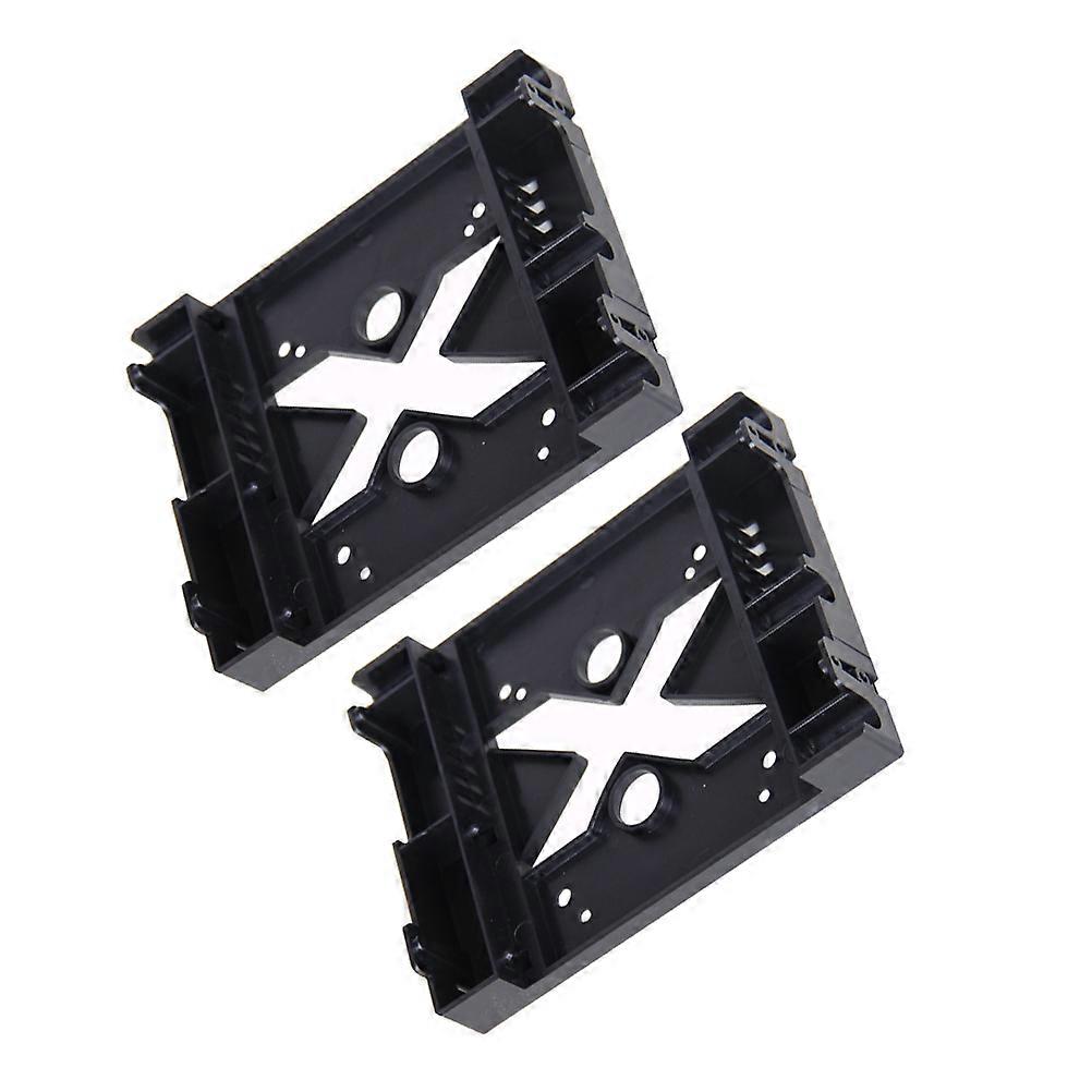 Mounting Bracket Adapter 2 Pcs Professional Design Black ABS Compatible ...