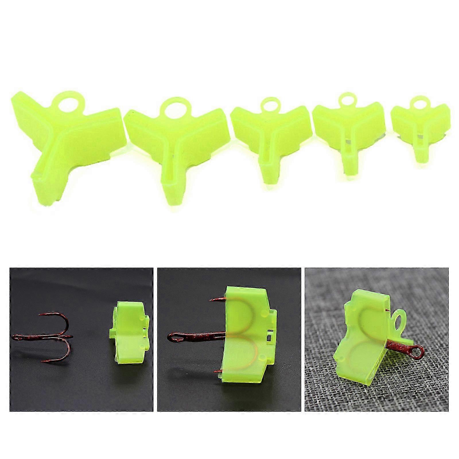 2025 100Pcs/set Fishing Treble Hook Protector Hook Safety Hook Holder ...