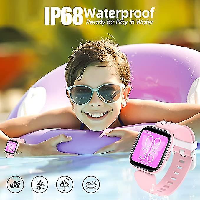 Kids Fitness Activity Tracker Watch, 1.4" Diy Watch Face Ip68 ...