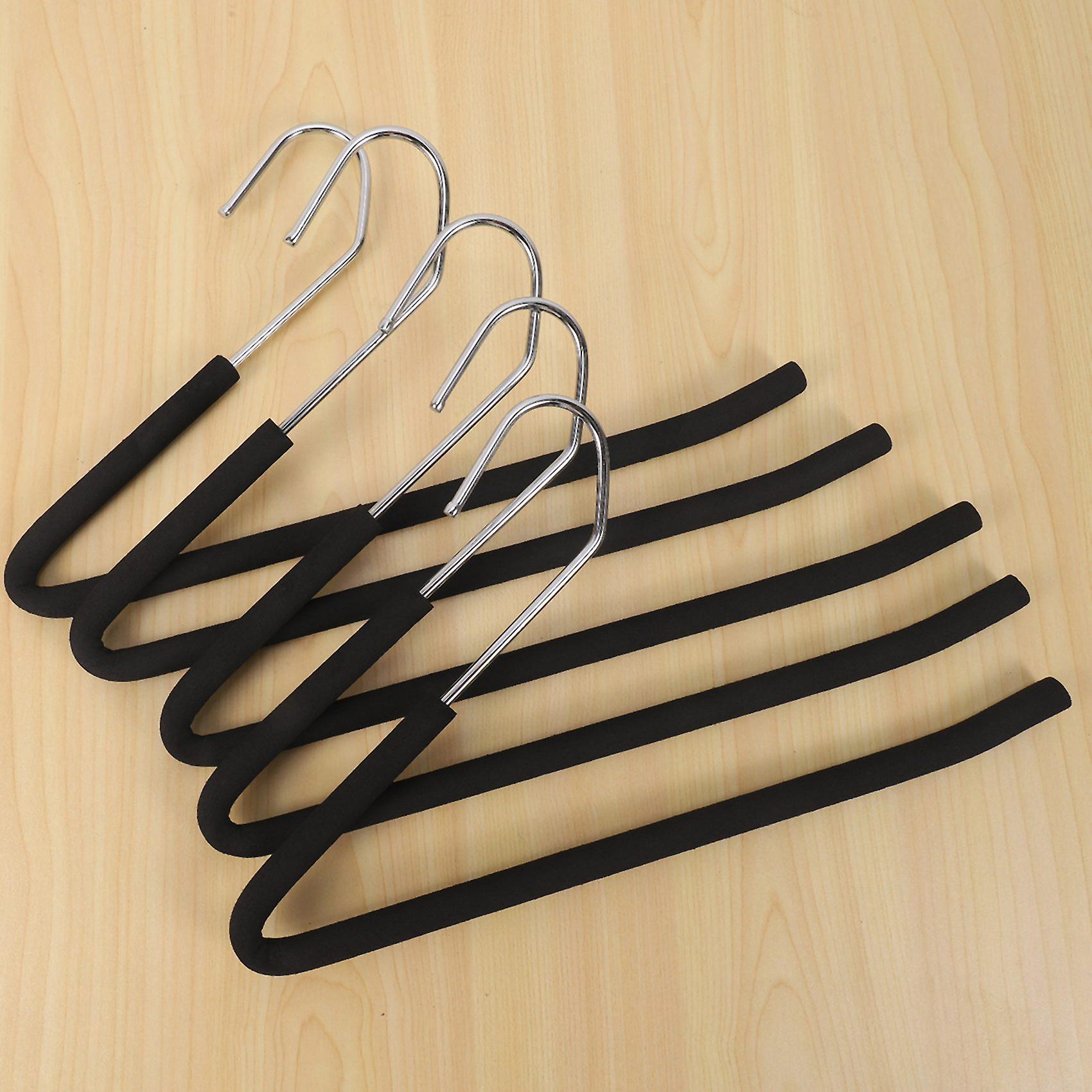Open End Trouser Hangers Slack Pant Hanger With Non-slip Foam Coated ...