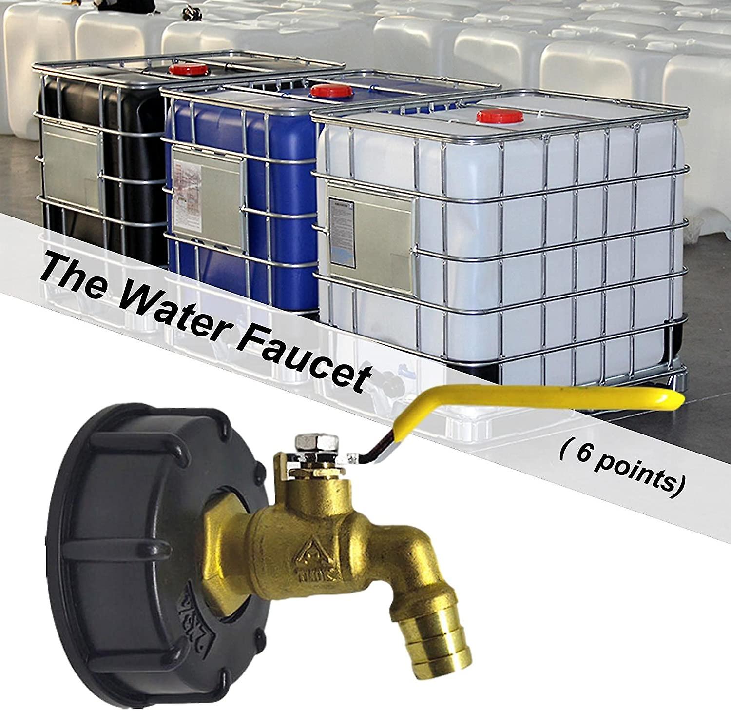 2024 Ibc Tank Adapter 3/4'' S60x6 Brass Tap Valve Hose Connector Ton ...