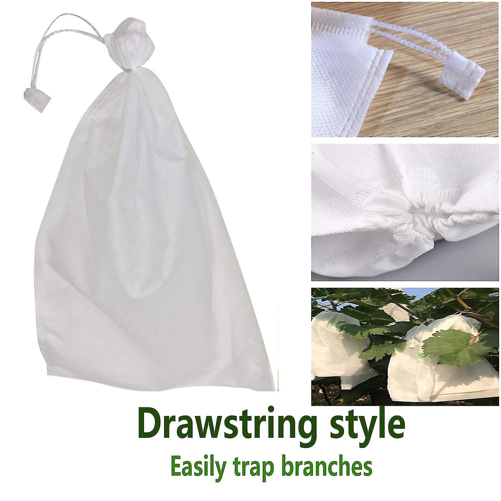 Fruits Protect Bag,100 Pack Non-woven Fabric Grape Protective Cover ...