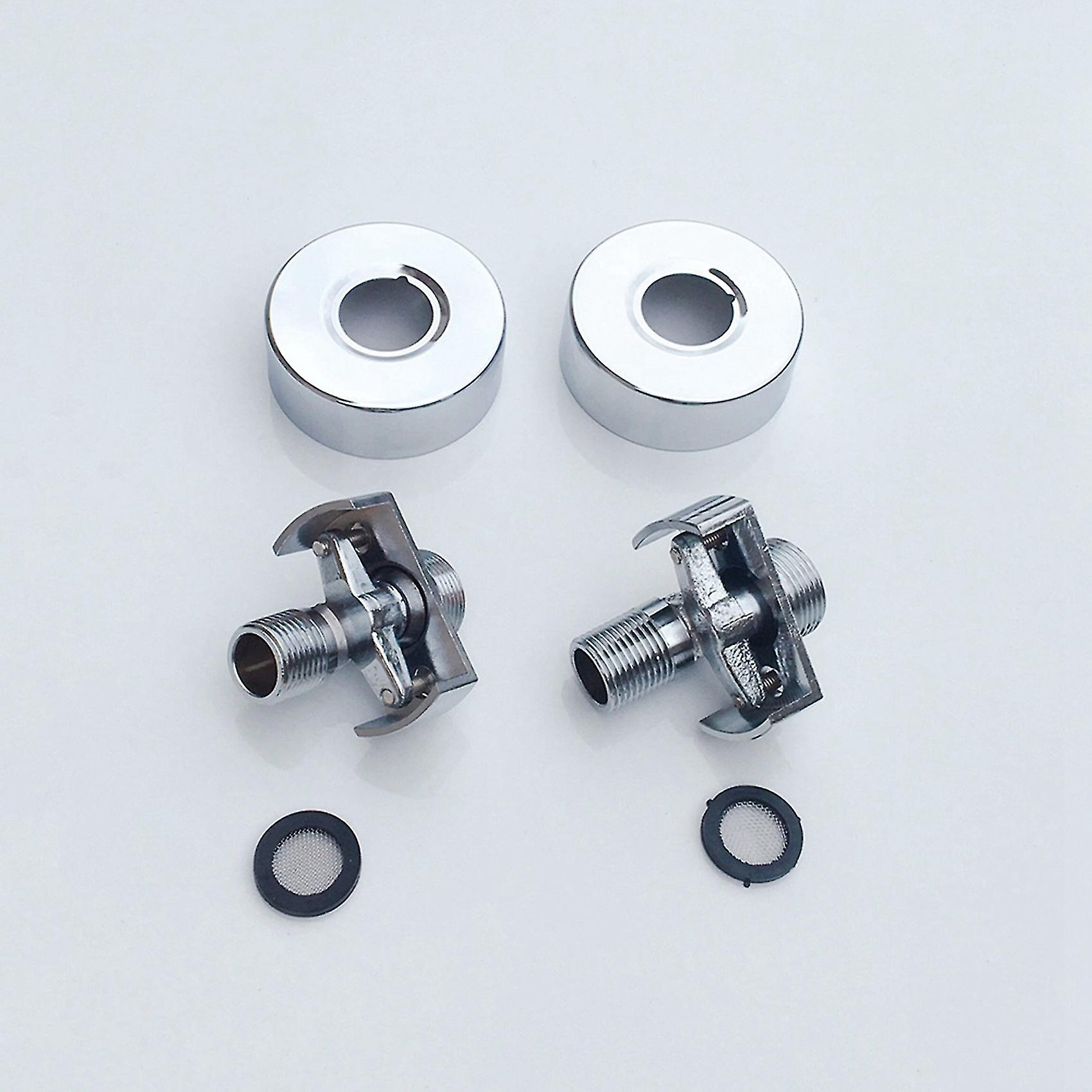 2x Adjusting The Angle Of Intake Pipe Copper Shower Head Angled Curved ...