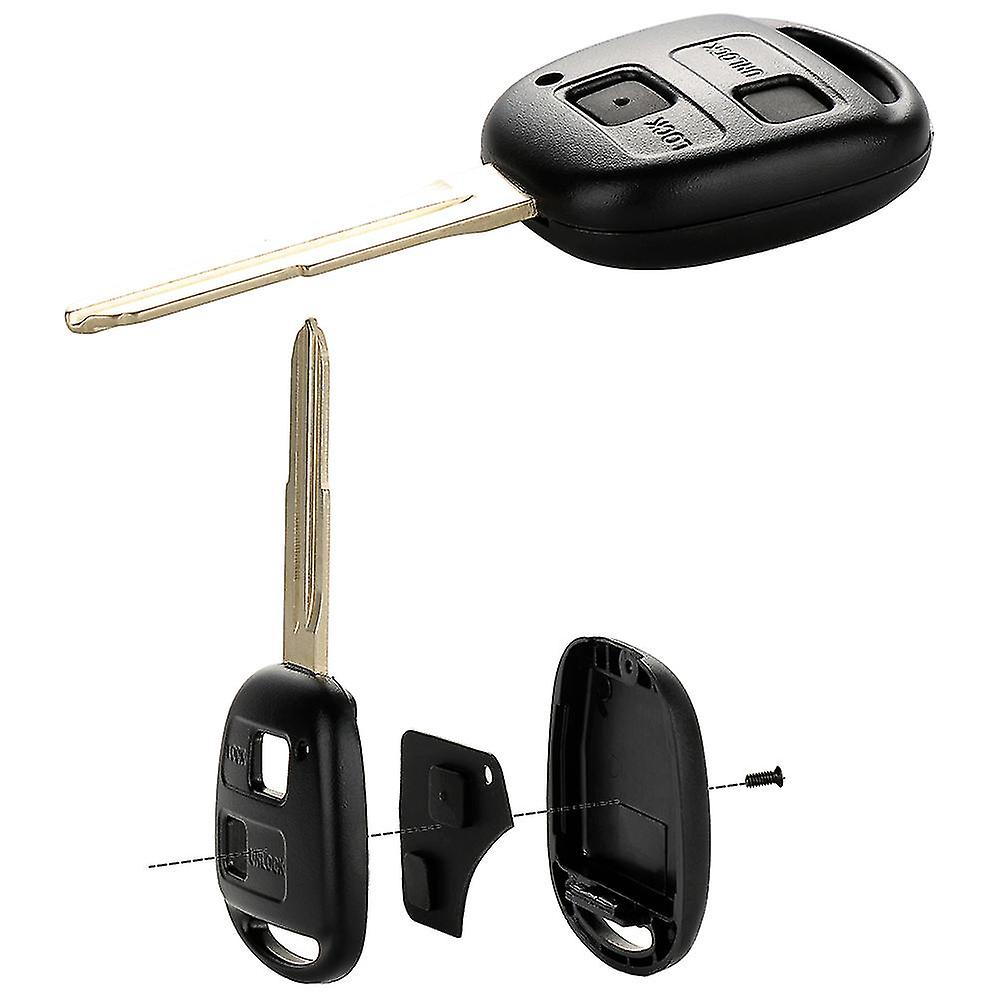 High Quality Car Key Repair Kit For Toyota Yaris - 2 Button Remote Key ...