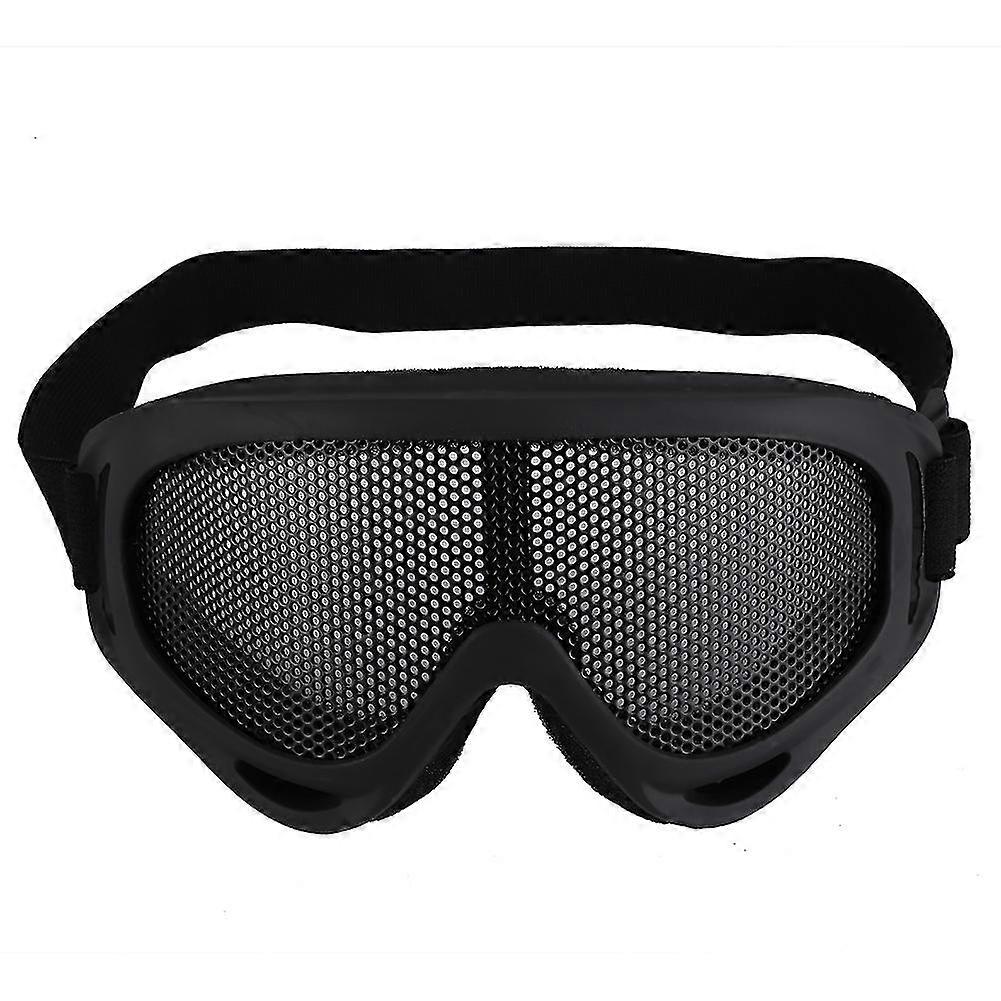 X400 Tactics Mesh Goggles Steel Lenses Sunglass Outdoor Paintball ...
