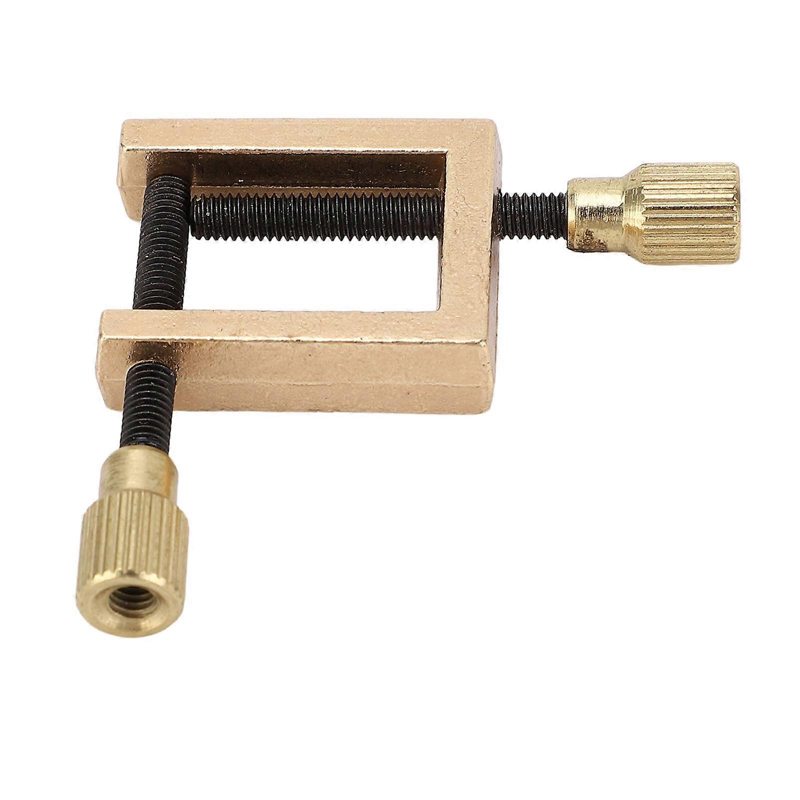 Violin Crack Clamp Double Screw Brass Square Clip Violin Fixing Fixture ...