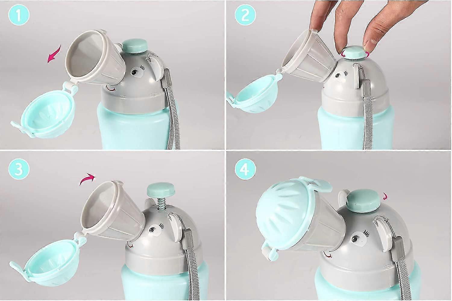 Portable Urinal Child Baby Potty Urinal Emergency Boys Girls Toilet ...