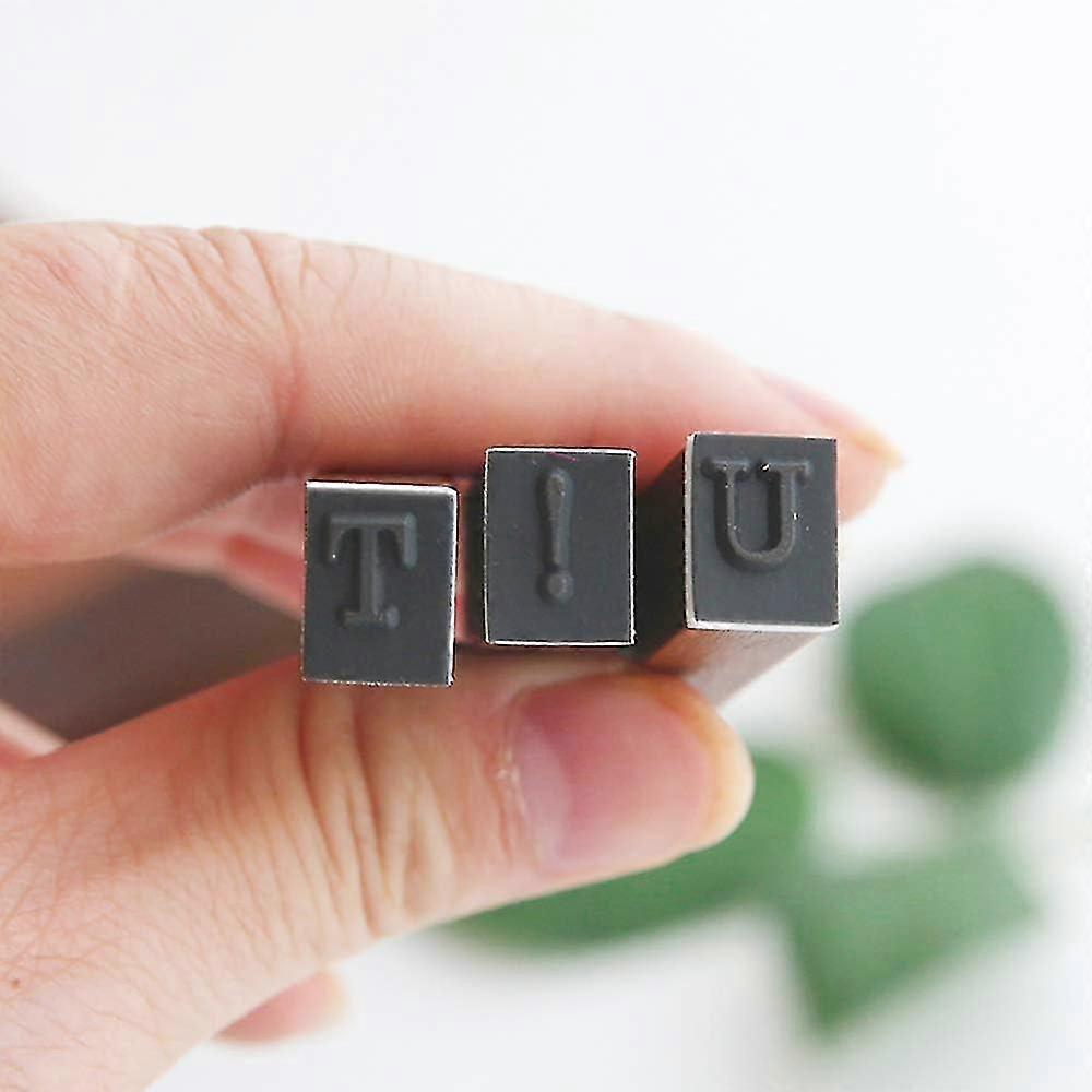 Alphabet Letter Stamp With Numbers And Symbols, 70 Pieces Stamp Set ...