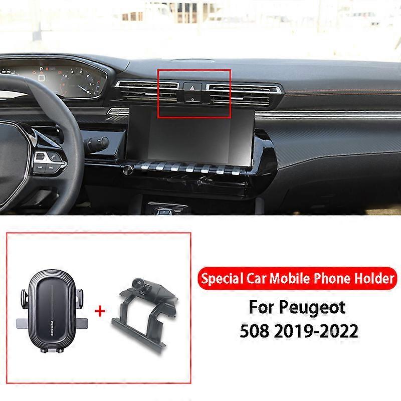 Peugeot 308 408 508 3008 4008 5008 Araba Cep Telefonu Tutucu 360 Derece Döndürme Özel Braketi ...
