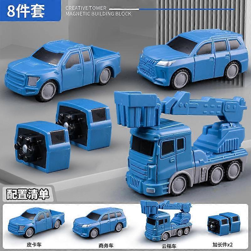 Magnetic Transform Engineering Car Assembled Toys | Fruugo UK
