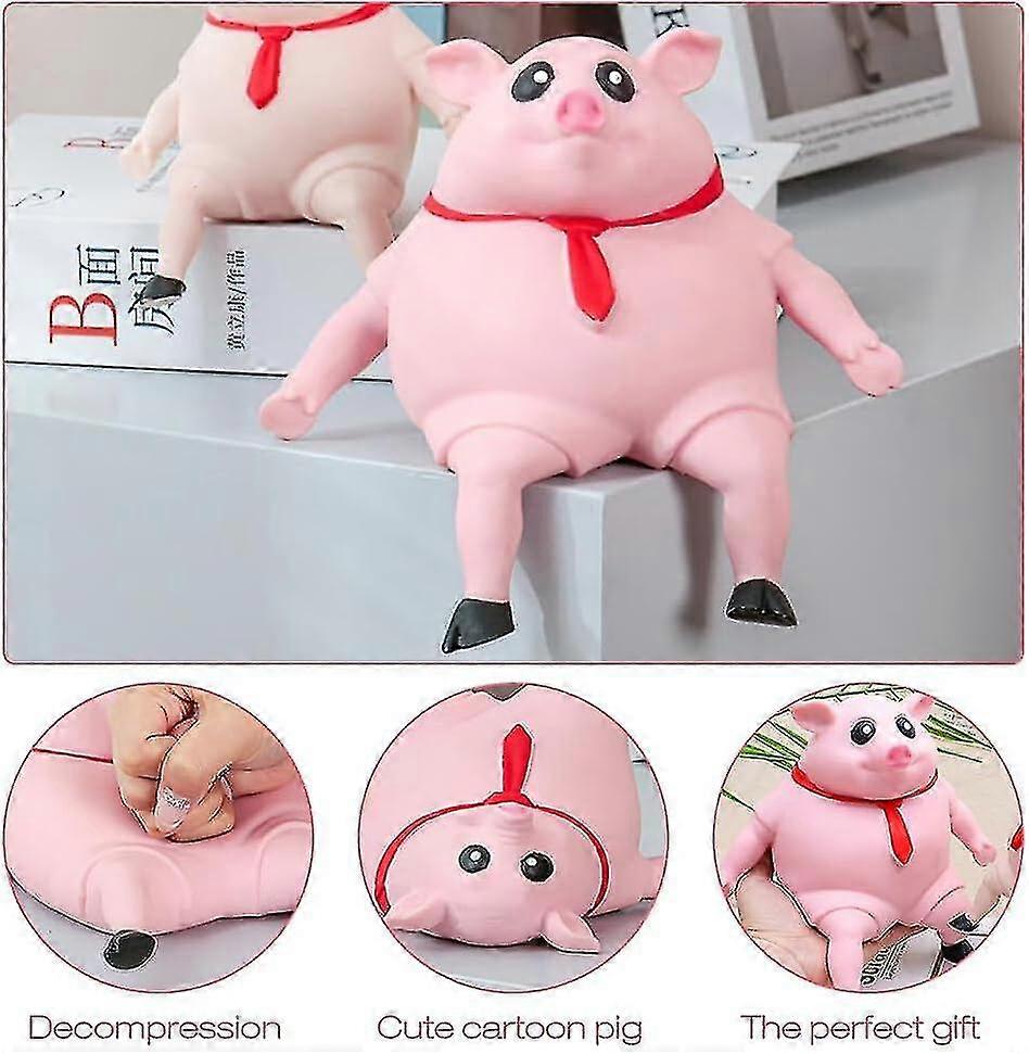 Pig Anti Stress Toy, Pig Squeeze Toys, Creative Decompression Pig ...