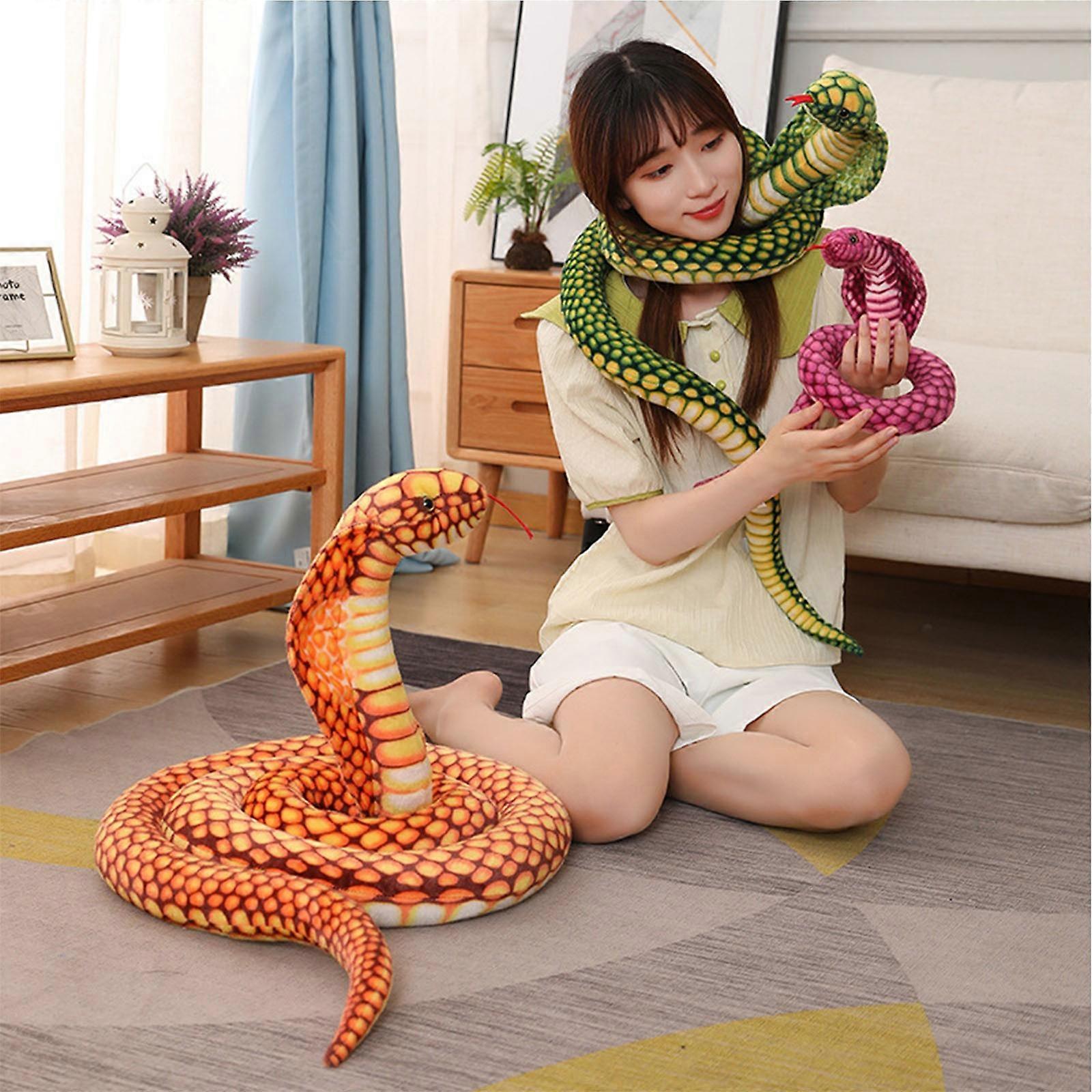 Large Snake Cuddly Toy Giant Stuffed Toy Cuddly Snake Plush Toy Ideal ...