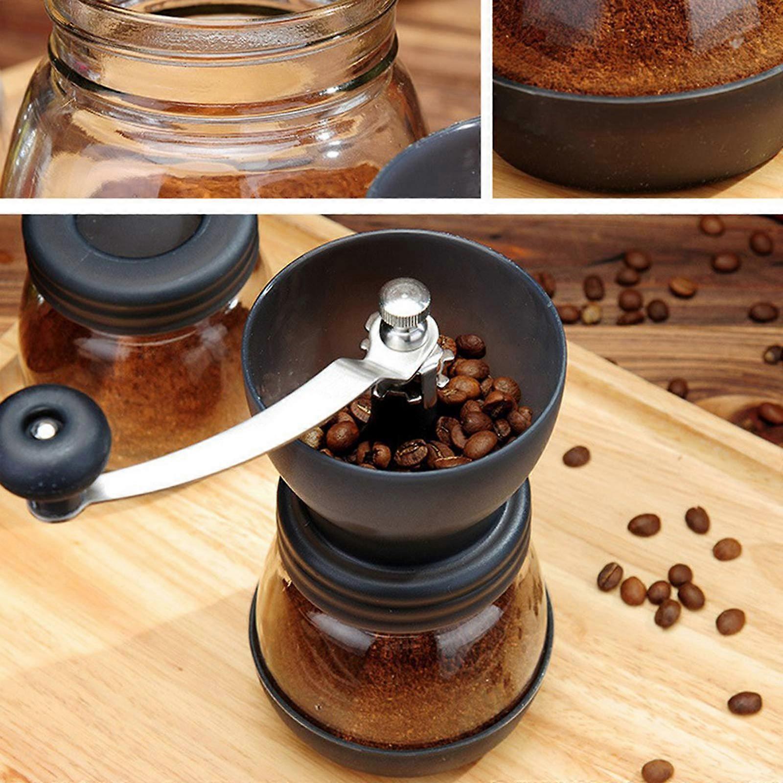 Vintage Coffee Bean Grinder Manual Retro Ferris Wheel Hand-Crank Roller ...