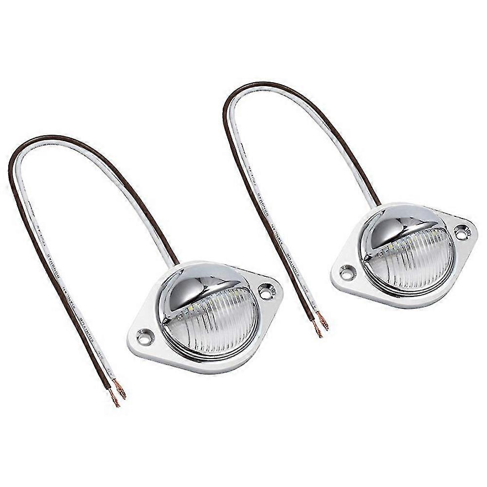 White License Plate Light Number Plate Lights Waterproof Shock ...