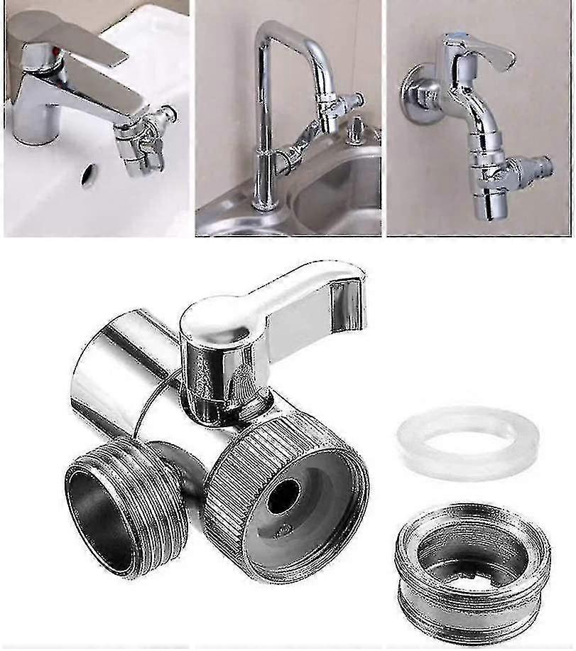 Switch Faucet Adapter Aerator Water Tap Connector Kitchen Sink Splitter ...
