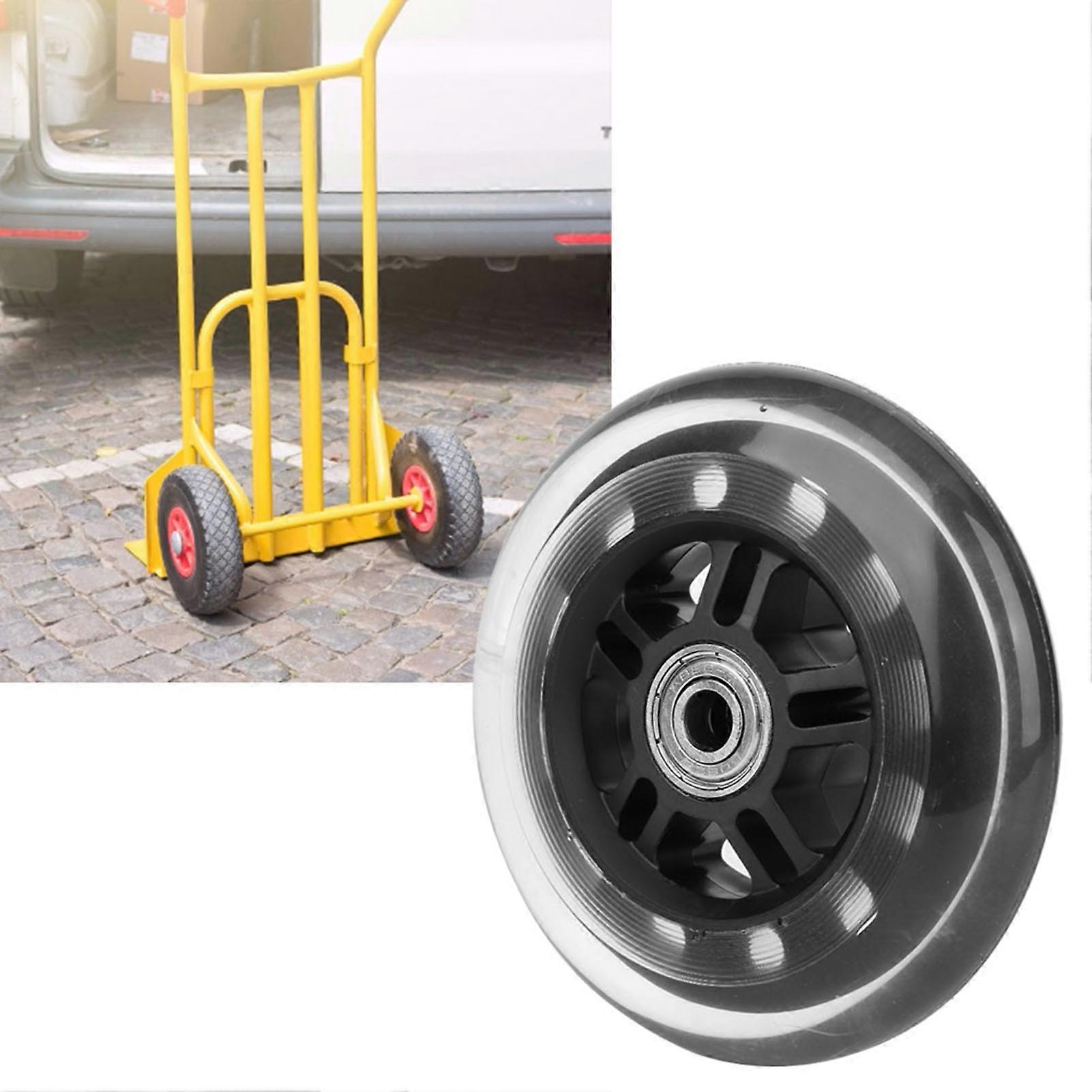 608ZZ ABEC-7 Caster Wheels 4 Inches PU Casters for Small Carts, Doors ...