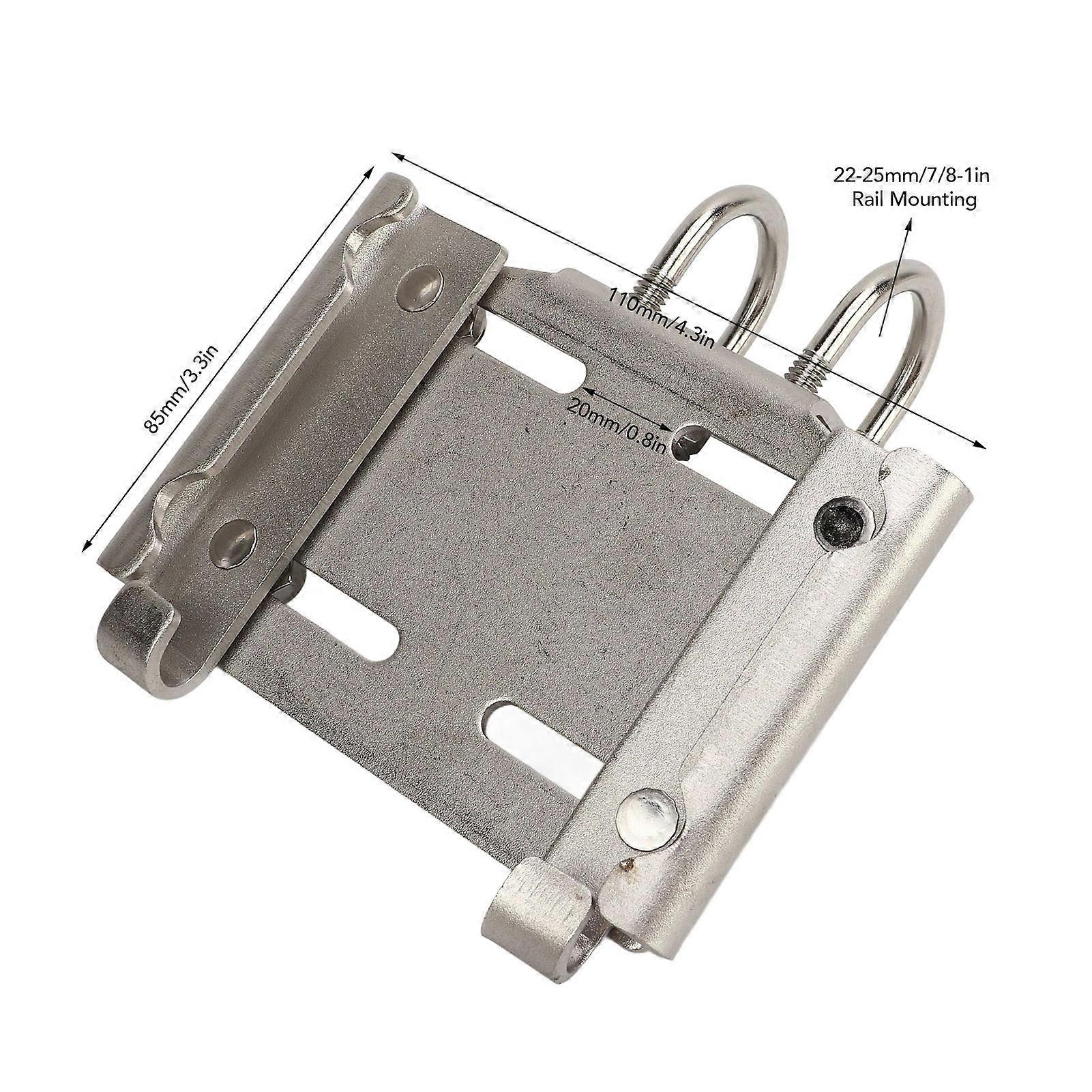Rail Mount Anchor Bracket 7/8 to 1 Inch 304 Stainless Steel Round Tube ...
