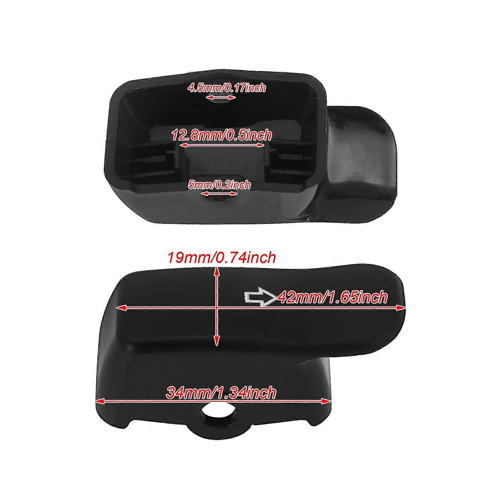 Huamade Motorcycle Turn Signal Extension Caps Switch Button Extended ...