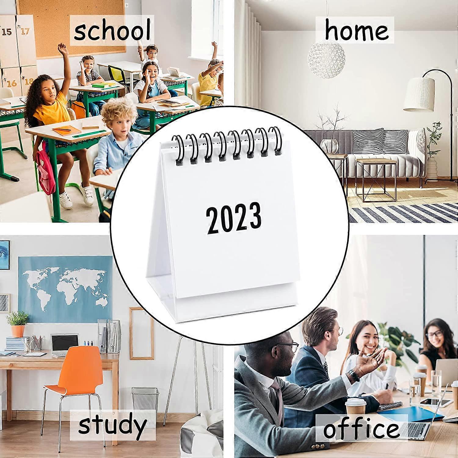 2023 Mini Desk Calendar Simple Style New Year Calendar (August 2022 to ...