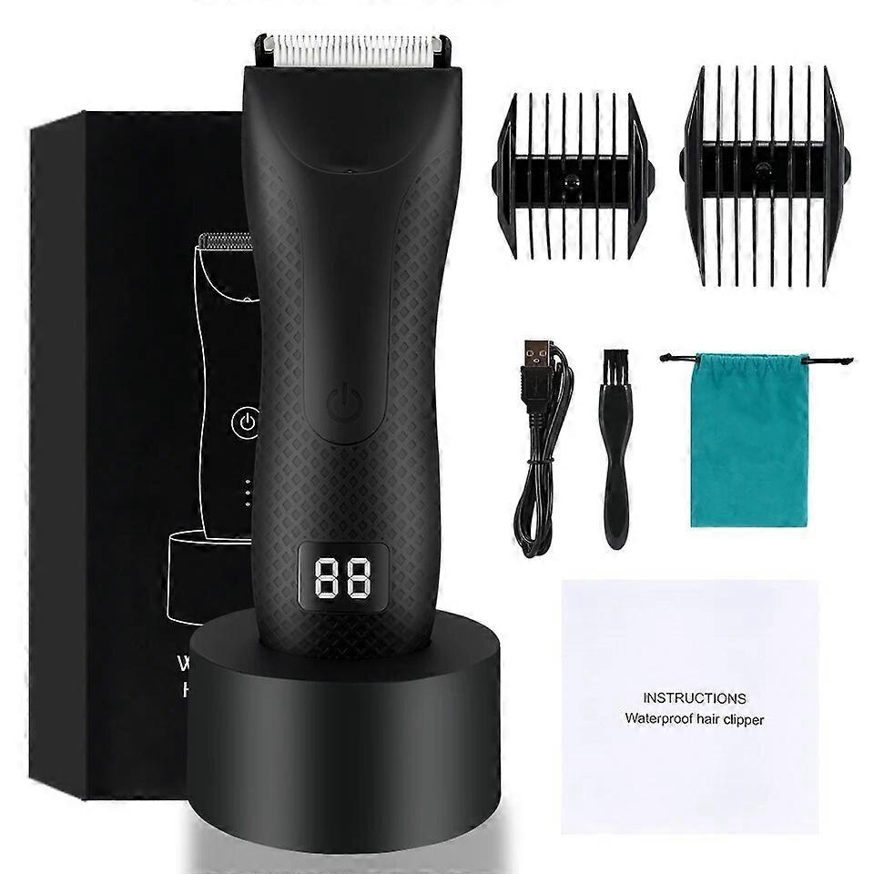 Men's Hair Removal Intimate Areas & Pubic Hair Electirc Razor for Men ...