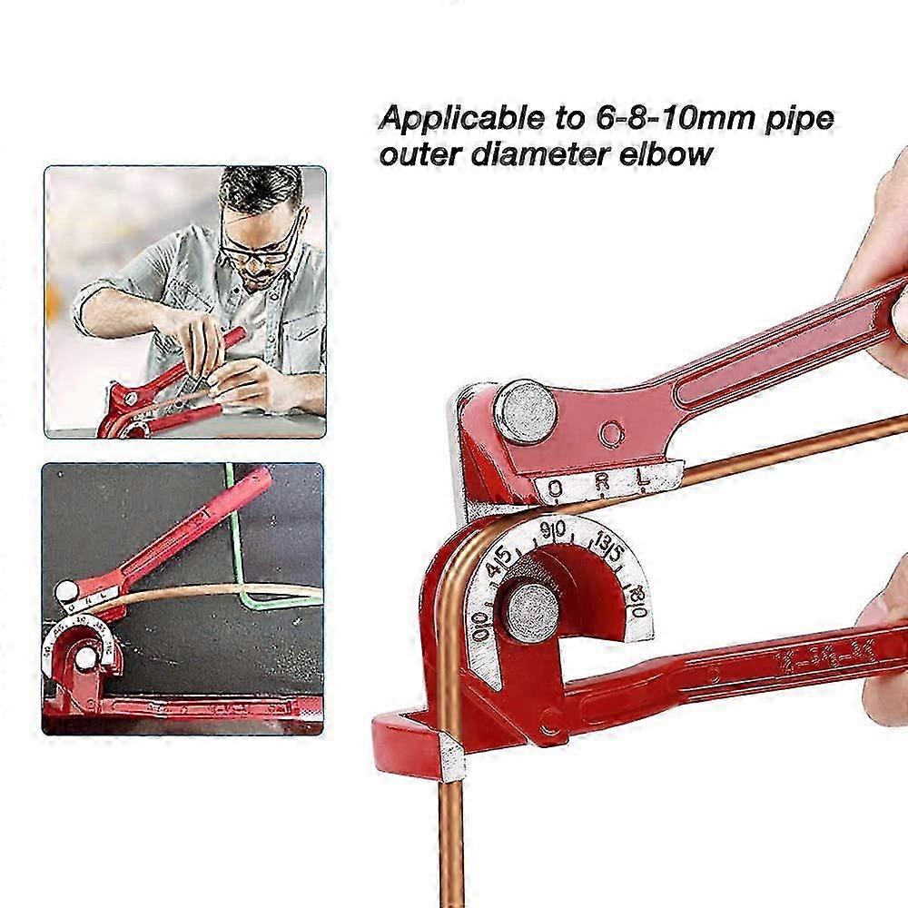 Tube Bender, 3 in 1 Bender 6mm/8mm/10mm Copper Tube Bender Copper Tube ...