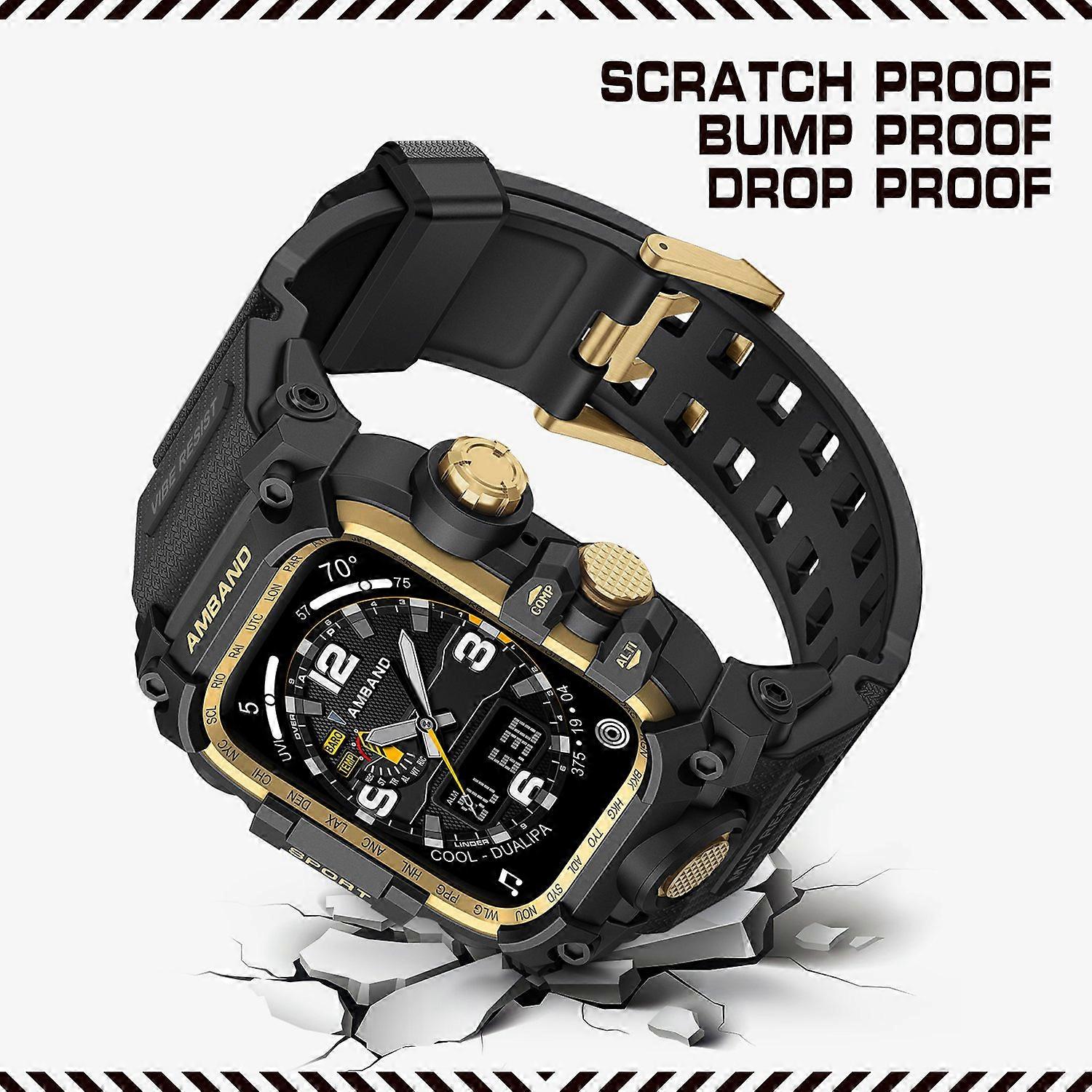 AMBAND For Apple Watch Ultra 49mm Bump Proof TPU Watch Strap with ...