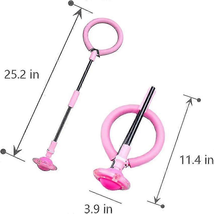 Skip Ball, Portable Foldable Colorful Flash Wheel Swing Ball, Skip It ...